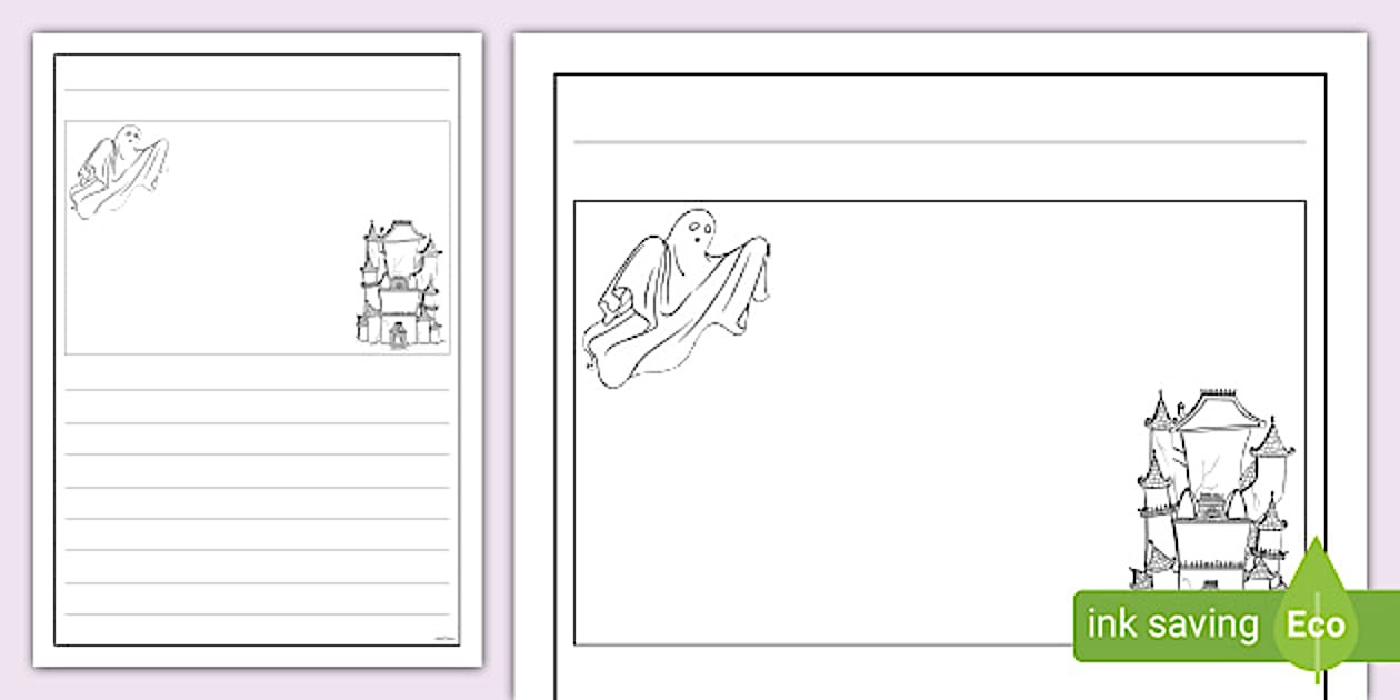 Haunted House Writing Frame KS2 (teacher made) - Twinkl