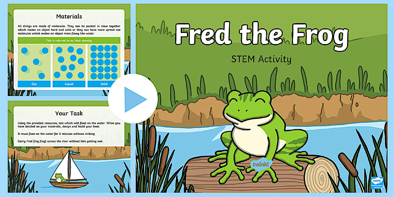 Fred The Frog STEM PowerPoint (Hecho por educadores)