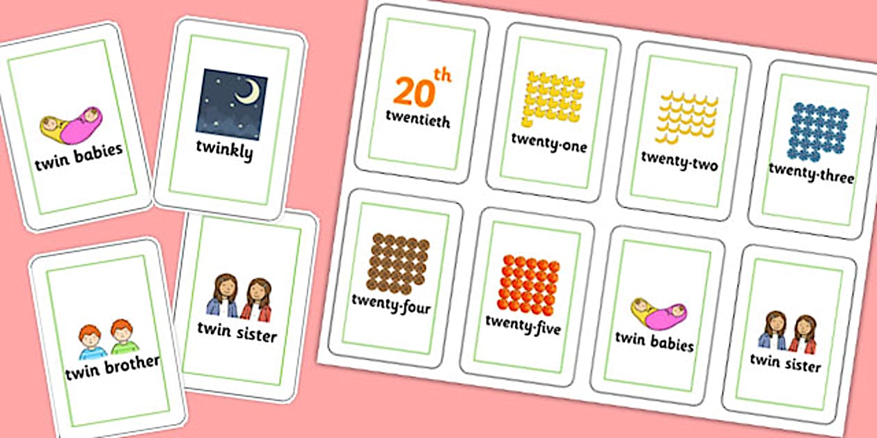 Dyslexic Three Syllable TW Playing Cards - Twinkl