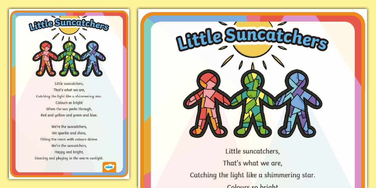Little Suncatchers Song for Preschool Circle Time - Twinkl