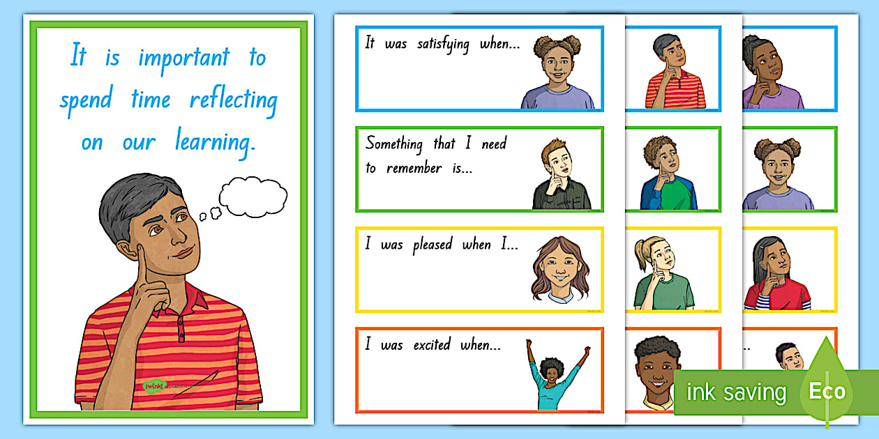 Maths Reflection Prompt Cards (teacher made) - Twinkl