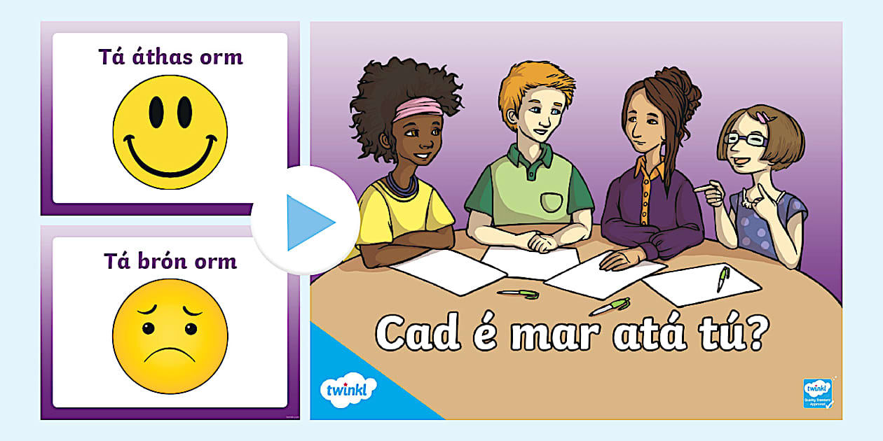 Cad é mar atá tú? Na Mothúcháin PowerPoint - Twinkl