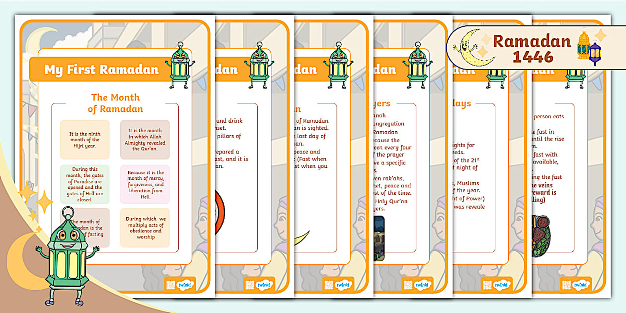 My First Ramadan Cards (teacher made) - Twinkl