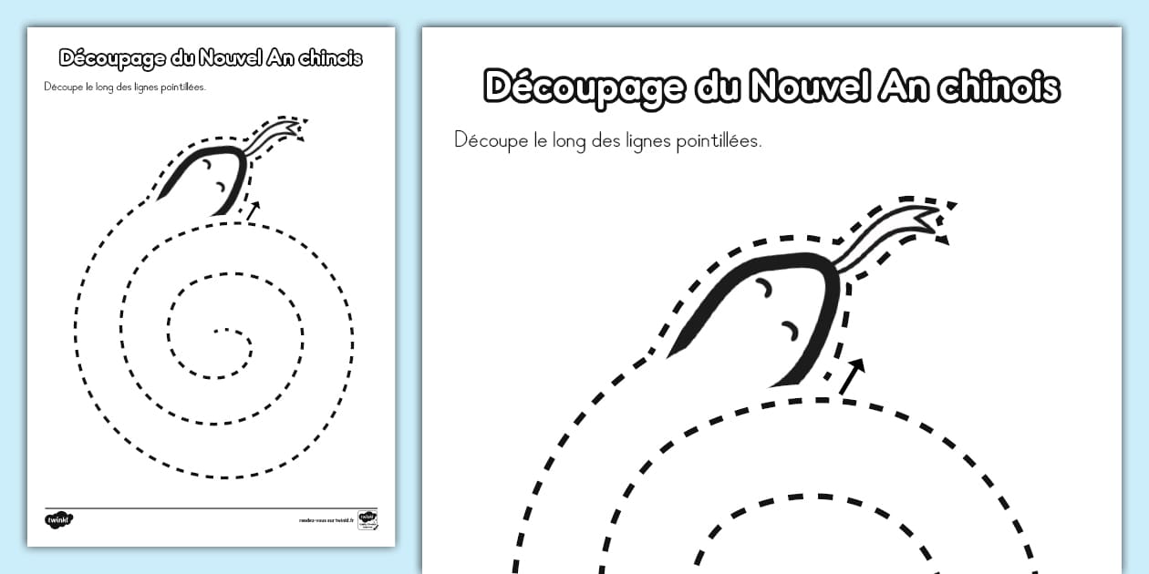 Activité de découpage sur le Nouvel An chinois 2025