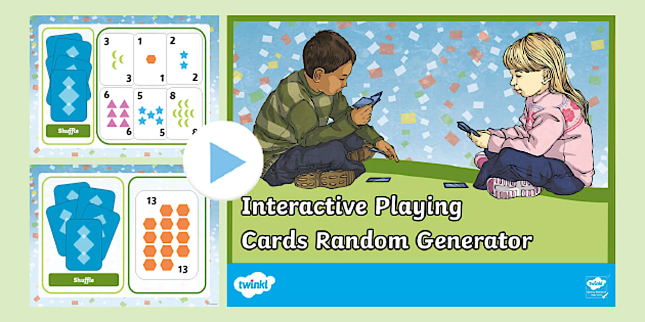 Interactive Playing Cards Random Generator | Twinkl - Twinkl