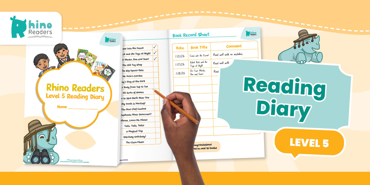 Rhino Readers Reading Diary - Level 5