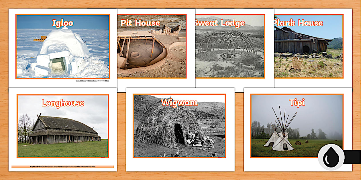 FREE! - Indigenous Structures and Architecture Display Resource
