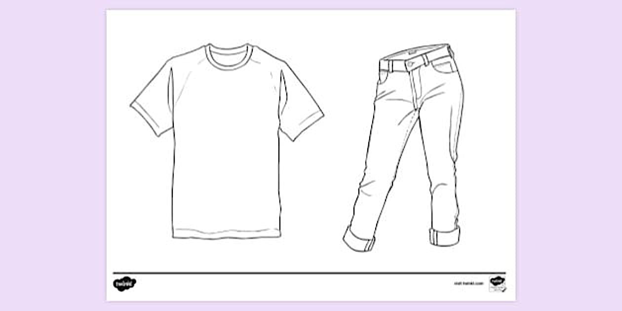 Fashion Design Colouring Page | Colouring Sheet - Twinkl