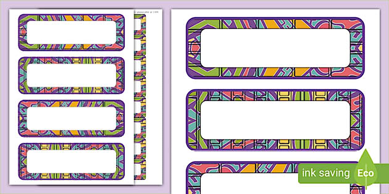 Editable Visual Arts Labels - Primary Resources - Twinkl