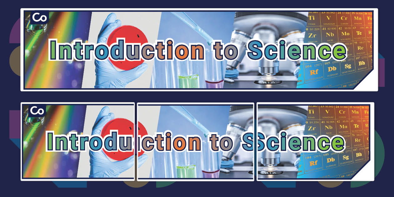 Introduction to Science: Display Banner (teacher made)