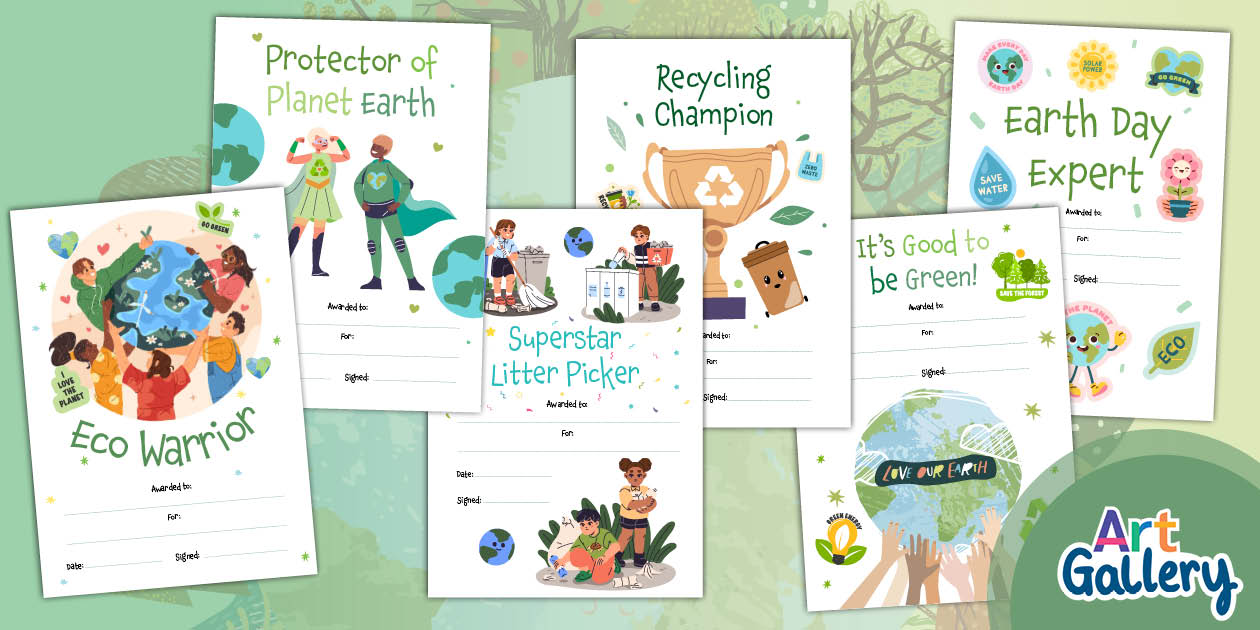 Eco Hero Certificates (teacher made) - Twinkl