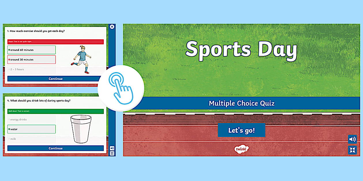 Interactive Sports Day Quiz | Twinkl Go!