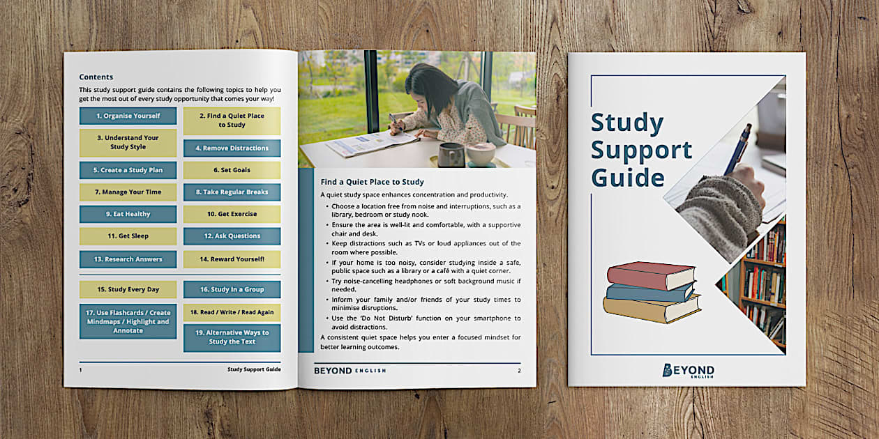 Study Support Guide (teacher made) - Twinkl