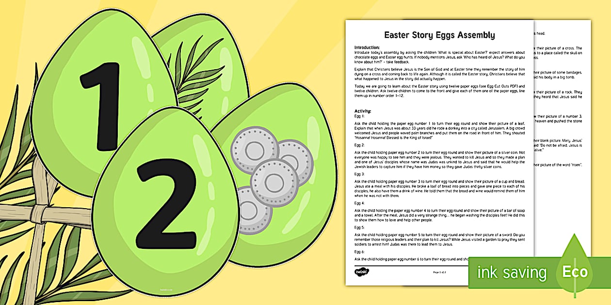 Easter Story Assembly (Hecho por educadores) - Twinkl