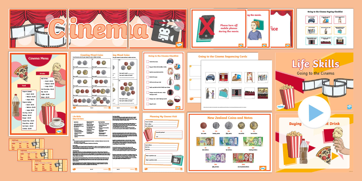 Life Skills - Going to the Cinema (Teacher-Made) - Twinkl