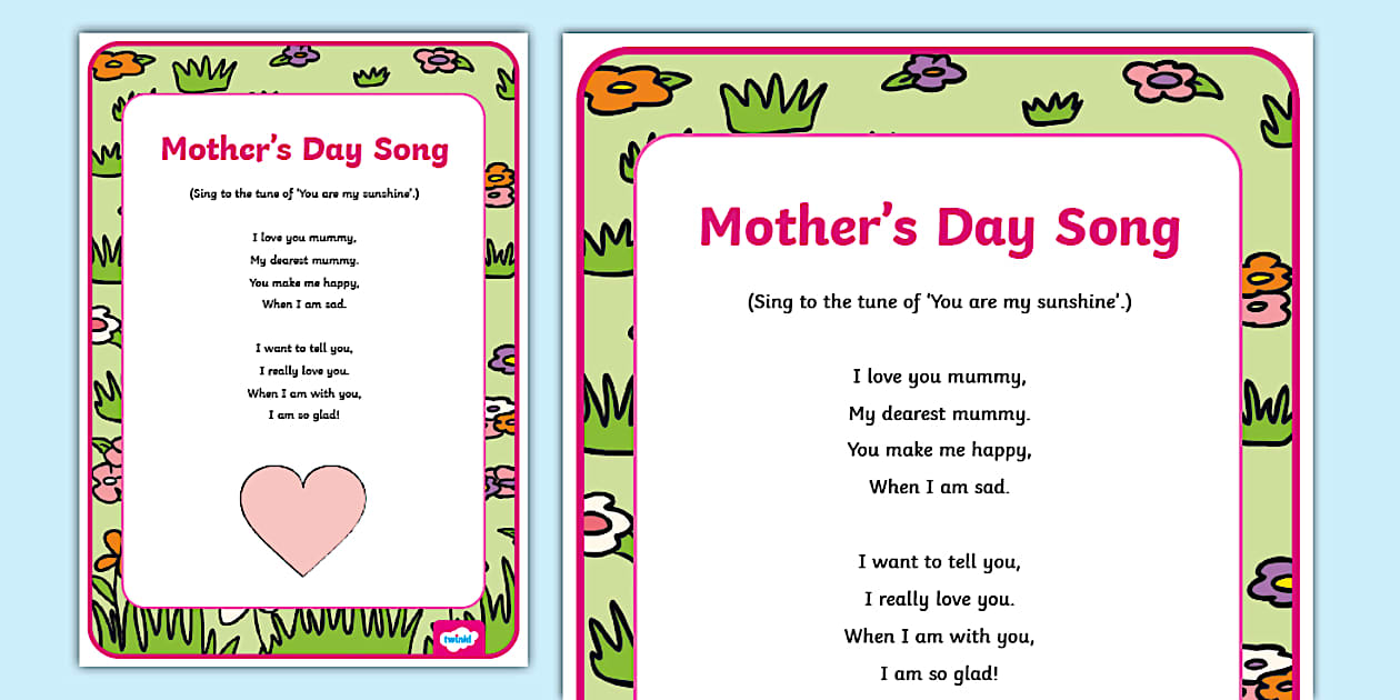 Mother’s Day song | Twinkl (teacher made) - Twinkl