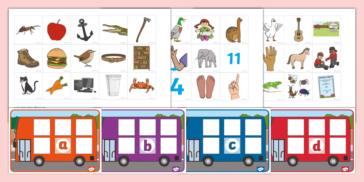 Single Phoneme Sorting Game Bumper Pack (teacher made)