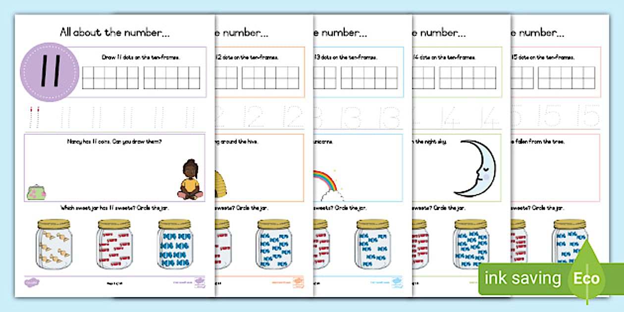Basic Numeracy | All About Numbers 11-20 | Counting