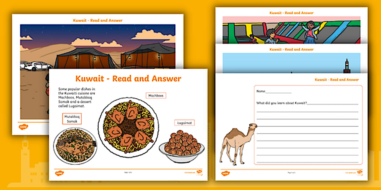 Kuwait - Read and Answer - Writing Activity