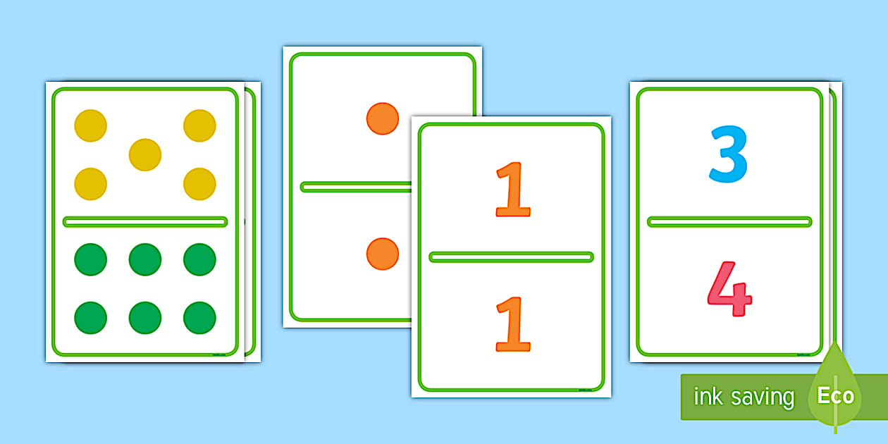Editable Domino Set Matching Activity (teacher made)