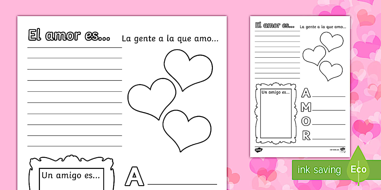 Ficha de actividad: Día de San Valentín - Twinkl