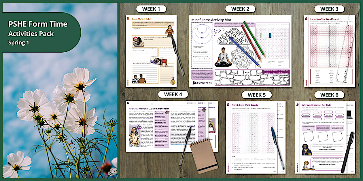 PSHE Form Time Activities Pack Spring Term | Beyond - Twinkl