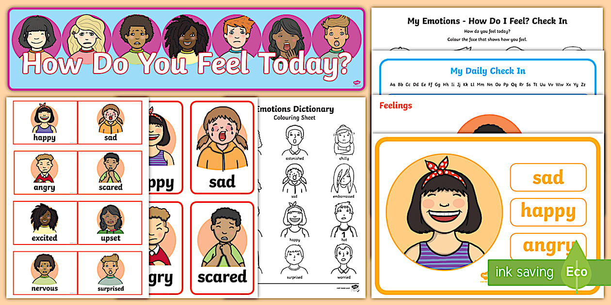 Feelings Check In Resource Pack (teacher made) - Twinkl