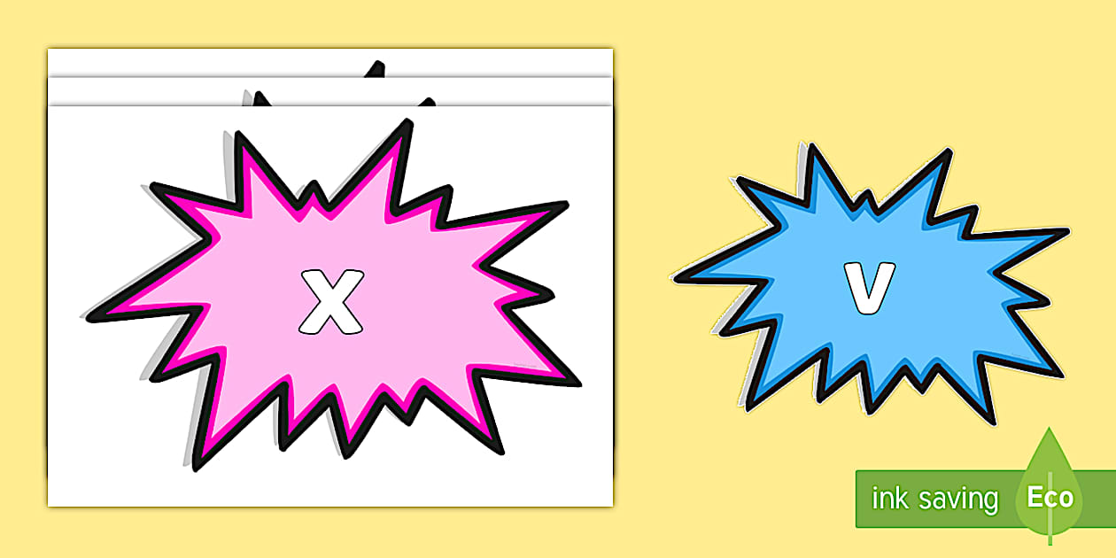 Cursive Phase 3 Sounds on Comic Themed Cut-Outs - Twinkl