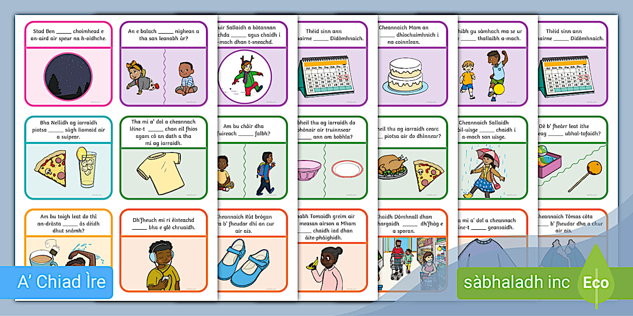 Cuir Crioch air an Seantans - Cairtean-dubhlain Eadar-sgaraichte