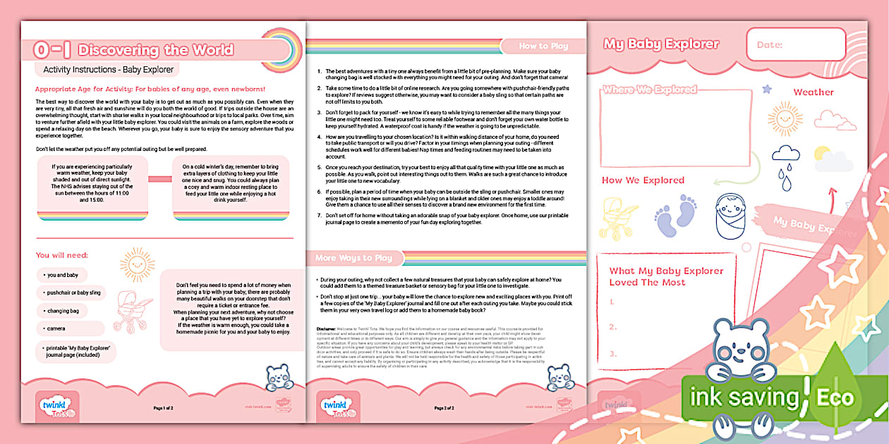 0-12 Months Discovering the World Baby Explorer