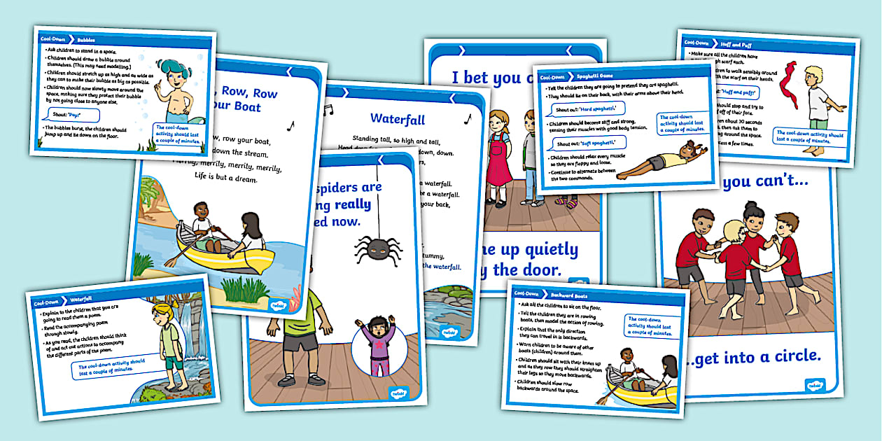 Fundamental Movement Skills Cool-Down Cards Activity Pack