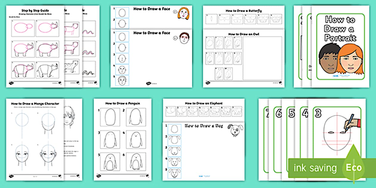DIY Drawing for Kids Pack - Teacher-made Primary Resource