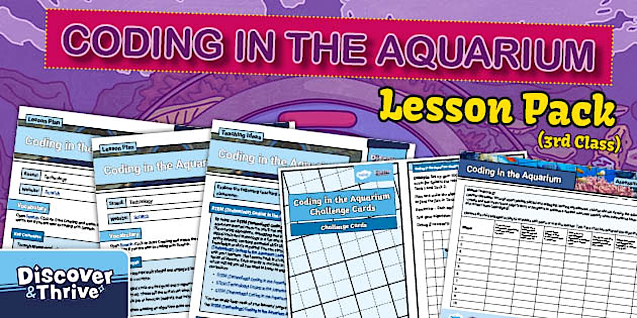 STEM Coding Aquarium Lesson Pack for Third Class