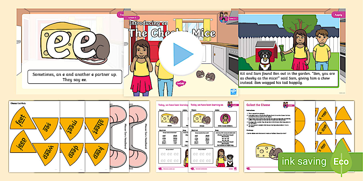 'ee' Phonics Lesson Pack (teacher made) - Twinkl