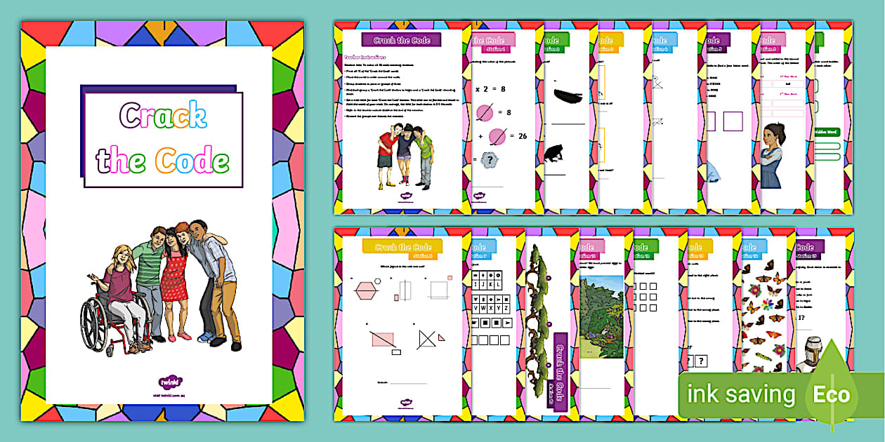 Crack the Code - Back to School Class Collaboration Game