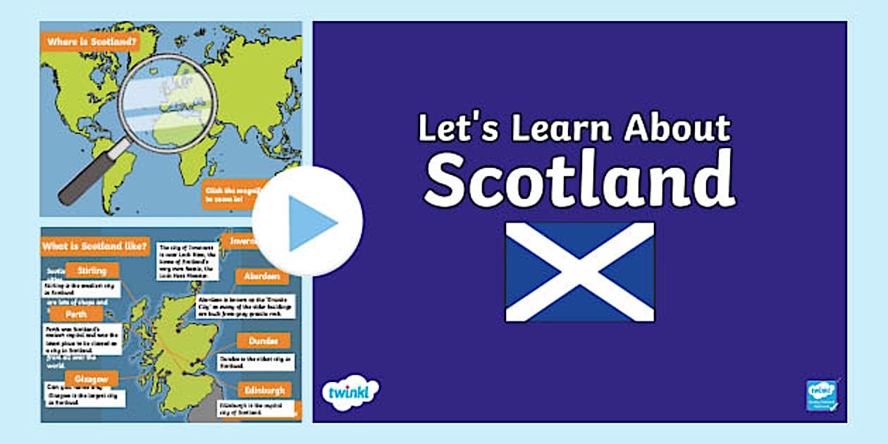 Let's Learn About Scotland PowerPoint - Twinkl