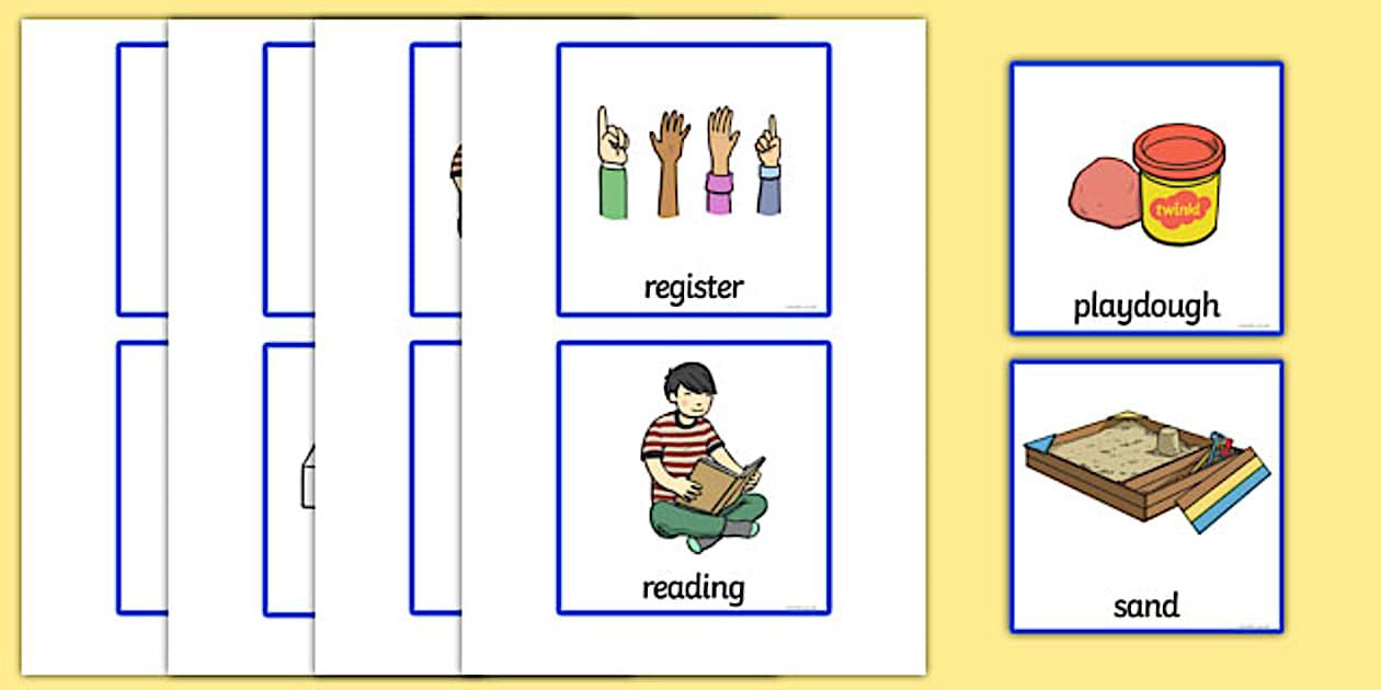 Oral Language Visual Timetable - Twinkl Educational Resource