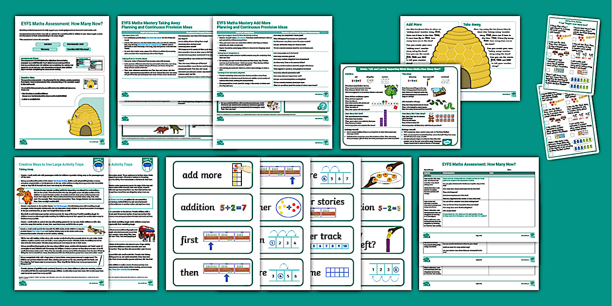 EYFS Maths Pack to Support White Rose Maths How Many Now?
