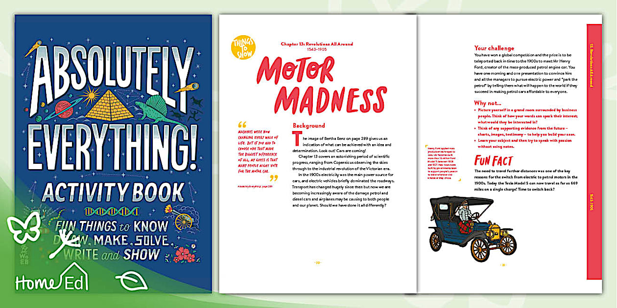 Absolutely Everything Activity Book - Chapter 13