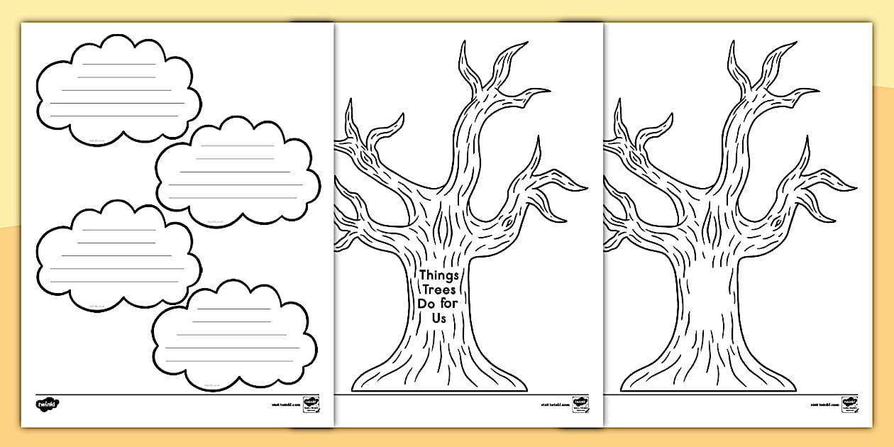 Arbor Day Writing Craft Activity for K-2nd Grade - Twinkl