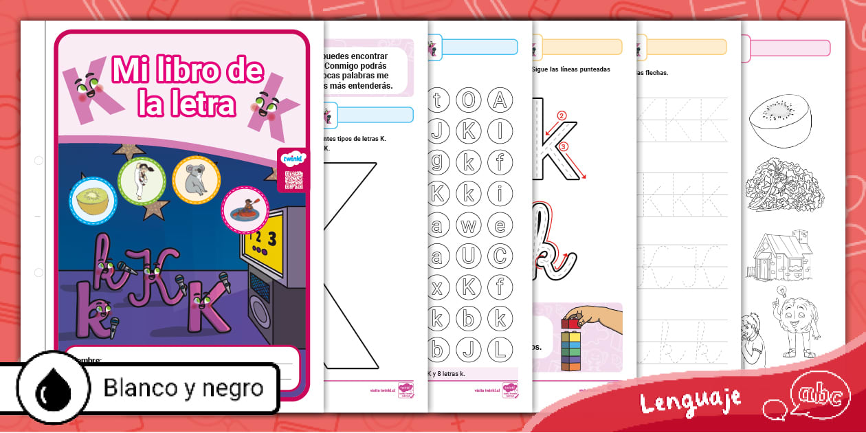 Cuadernillo | Mi libro | Letra K (teacher made) - Twinkl