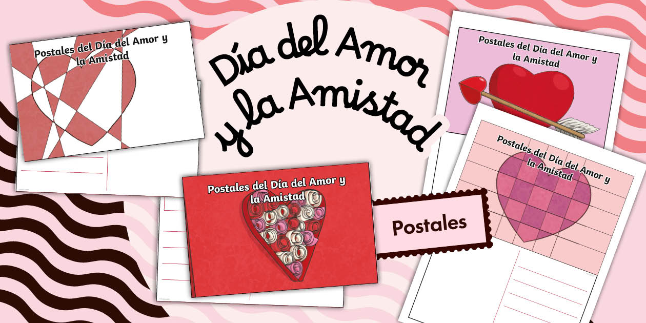 Diseñamos postales del Día del Amor y la Amistad