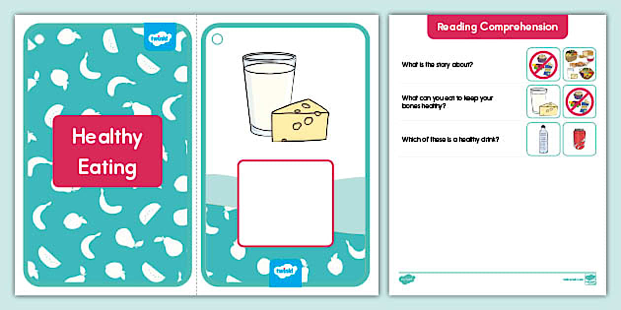 Healthy Eating Early Adapted Reader for Special Education