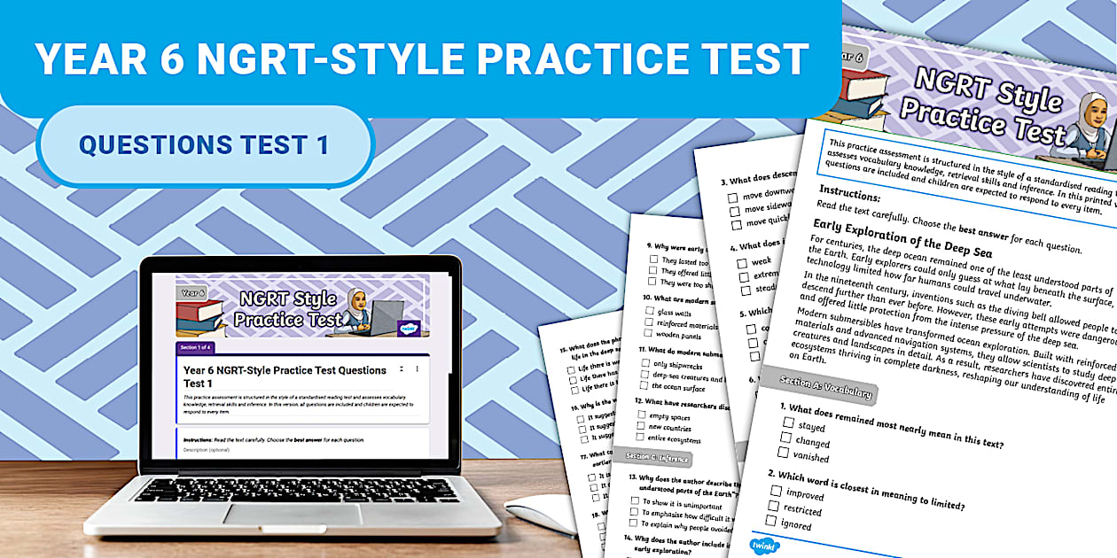 Year 6 NGRT Practice Test