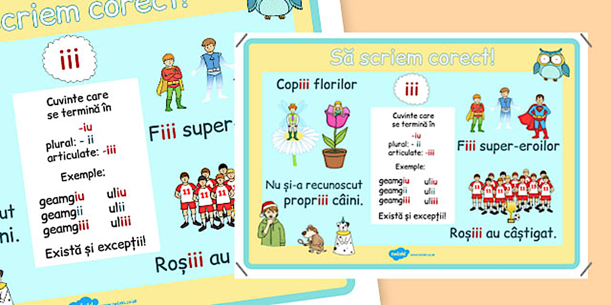 Poster ortografic iii (teacher made) - Twinkl