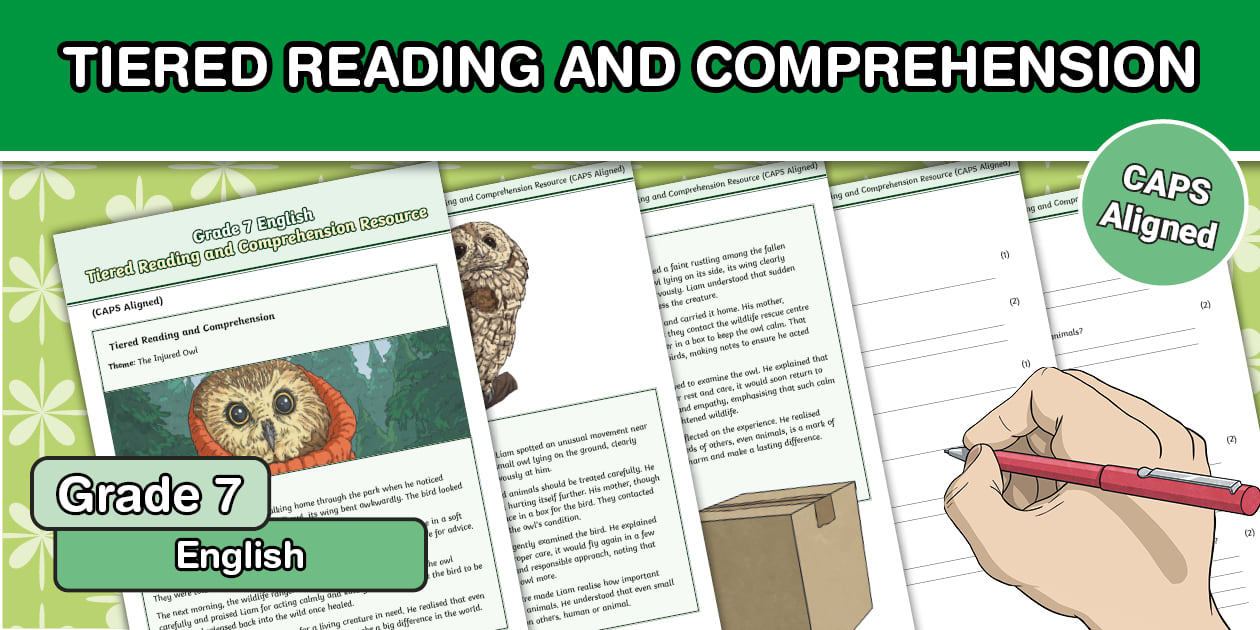 Grade 7 - English - Tiered Reading and Comprehension Resource (CAPS ...