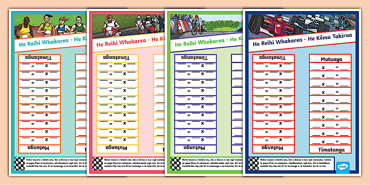 He Reihi Whakarea - He Kēmu Takirua (teacher made) - Twinkl