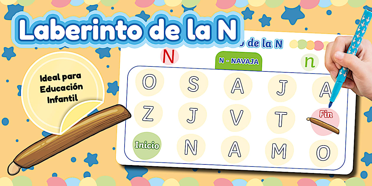 Ficha de actividad: Laberinto de la N