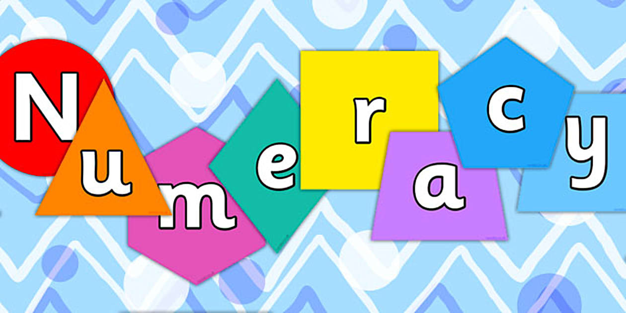 Editable Numeracy On Shapes Display Cut Outs (teacher made)