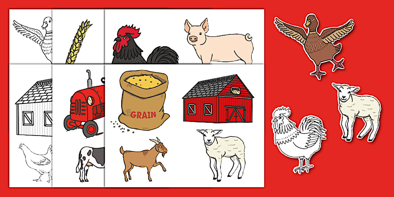 Farm Role-Play Area Cut-Outs - Twinkl Role-Play Resources
